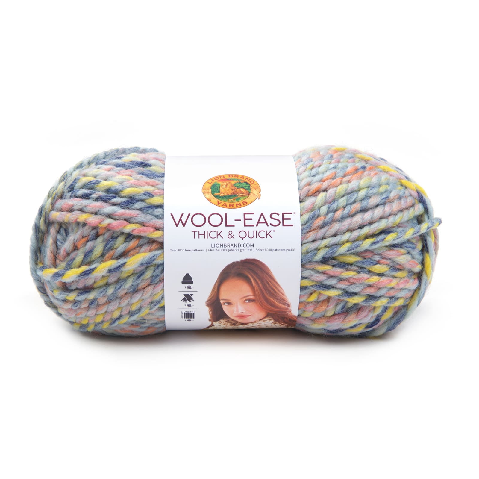 15 Pack: Lion Brand® Wool-Ease® Thick & Quick® Variegated Yarn ...
