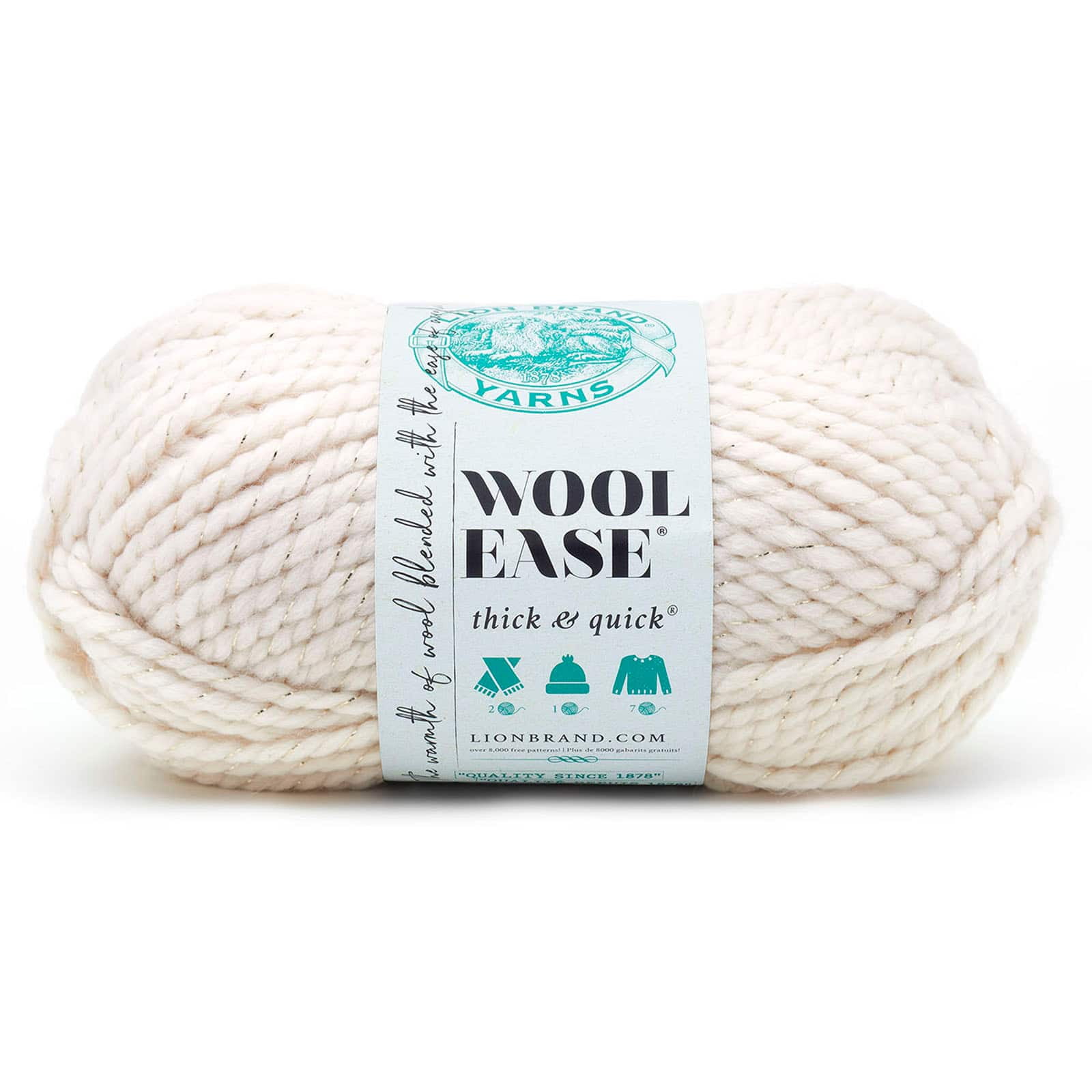 15 Pack: Lion Brand® Wool-Ease® Thick & Quick® Yarn, Prints, Stripes ...