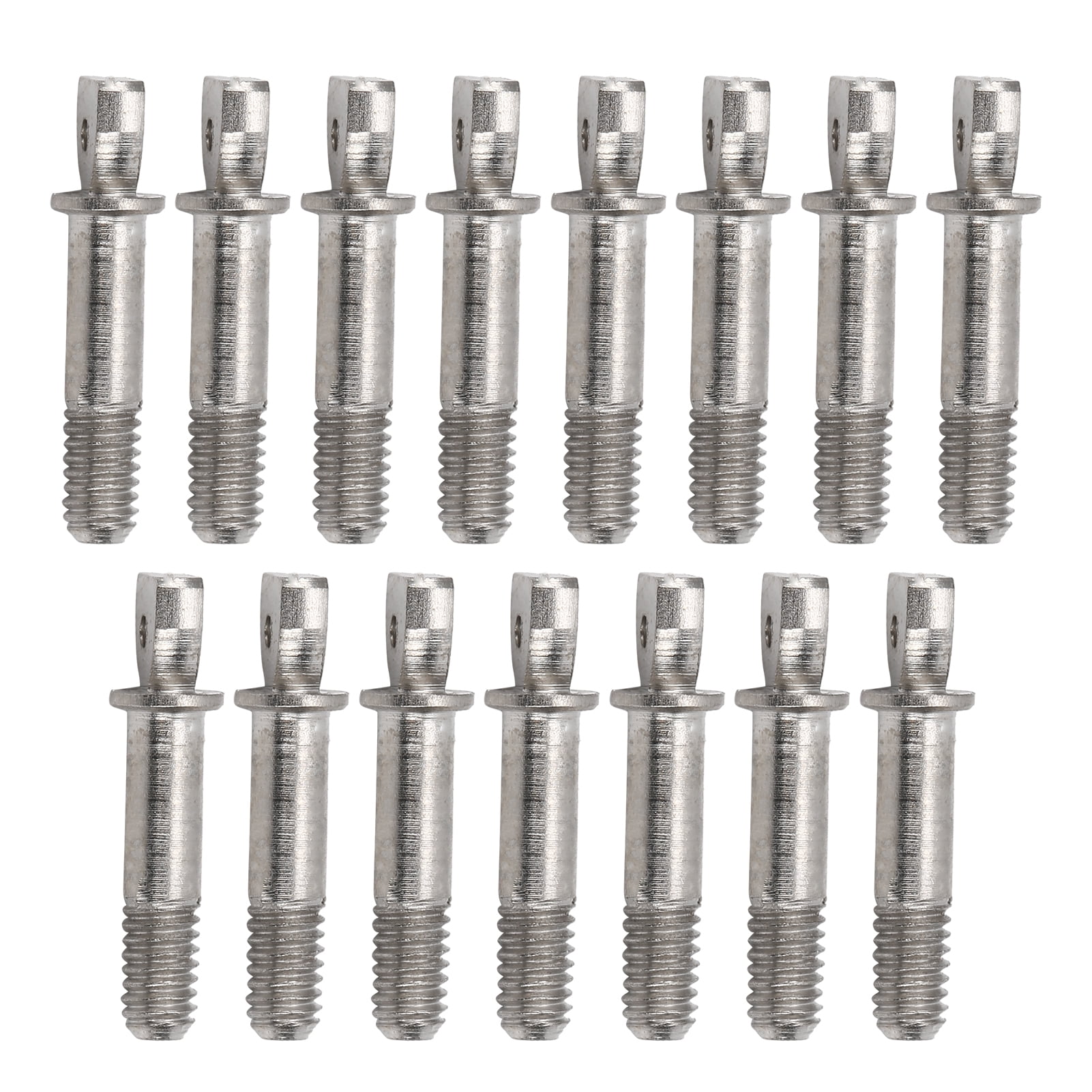 15-Pack M2.5x14mm Stainless Steel Flat Head Screws with Holes, Perfect ...