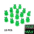 15 Pack Mini Glow Frogs – Mini Luminous Resin Figurines for Night Light ...