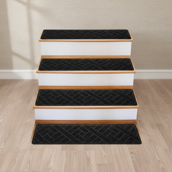 15 Pack Non-Slip Carpet Stair Treads for Indoor Wooden Steps, Made of ...