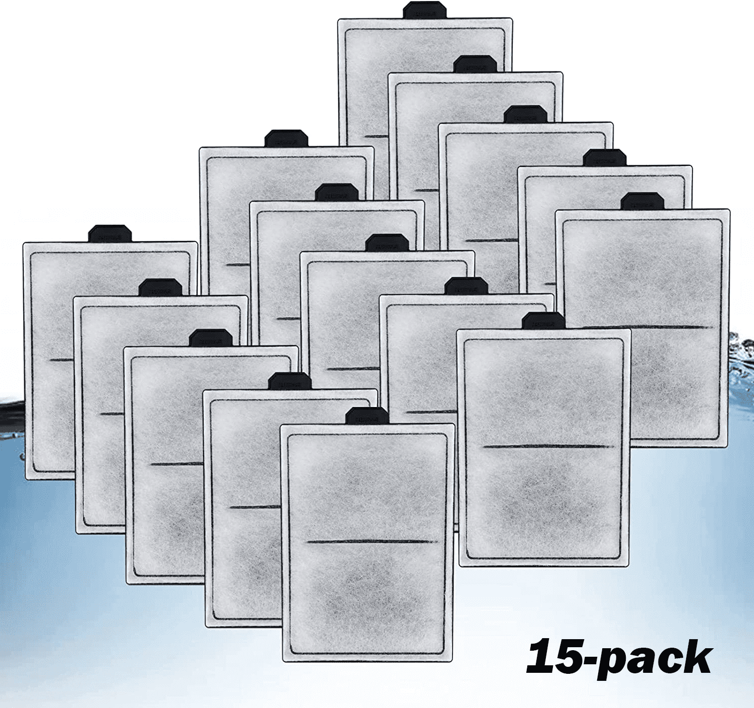 15 Pack PF-S Filter Cartridge for Top Fin Silenstream PF10 Power ...