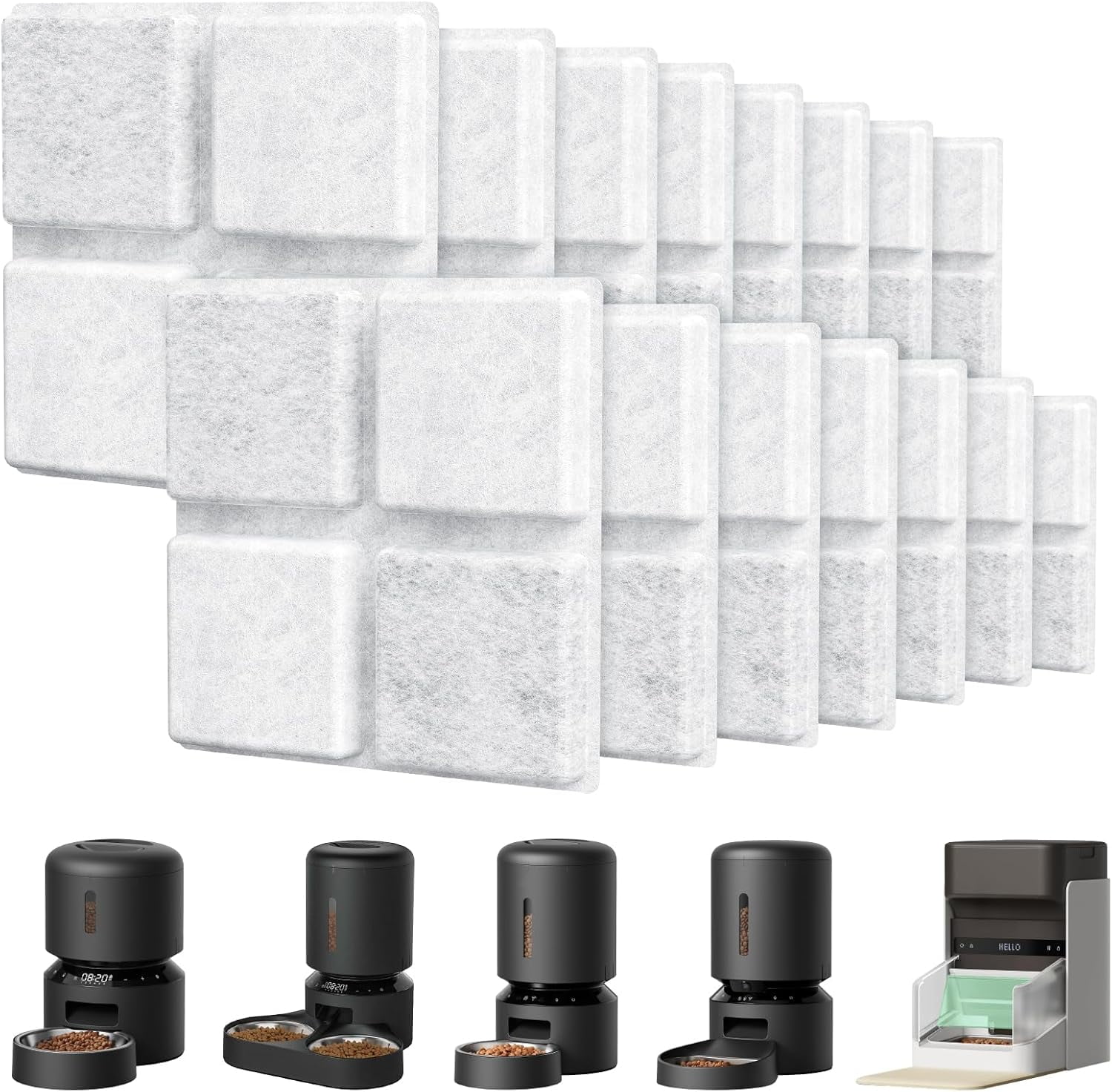 15 Pack Pet Food Desiccant Bags for Petlibro Automatic Cat dog Feeders ...