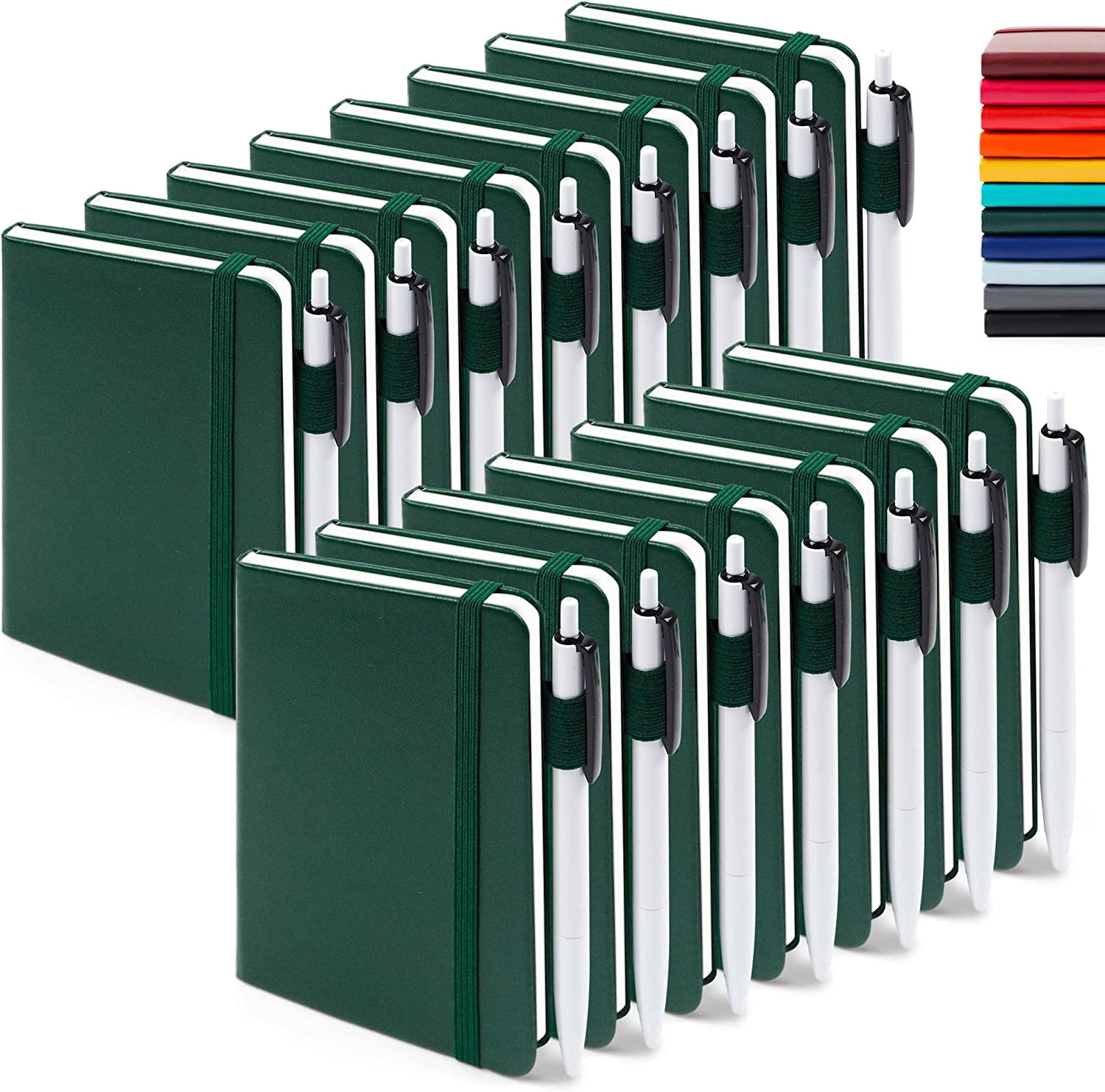 15 Pack Pocket Small Notebooks Bulk, Mini Cute Notepads Hardcover ...