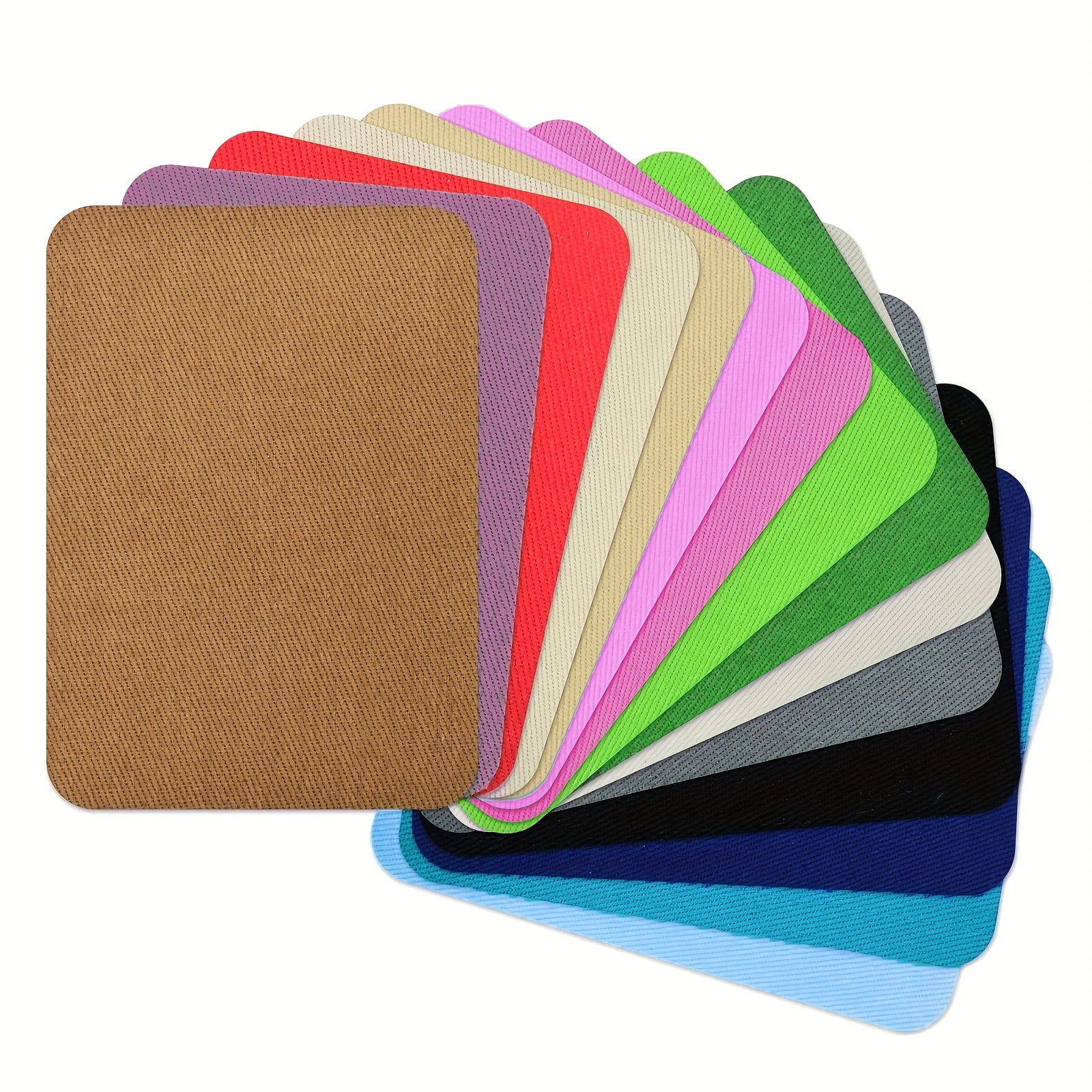 15-Pack Premium Iron-On Patches - Heavy Duty Fabric Repair with ...