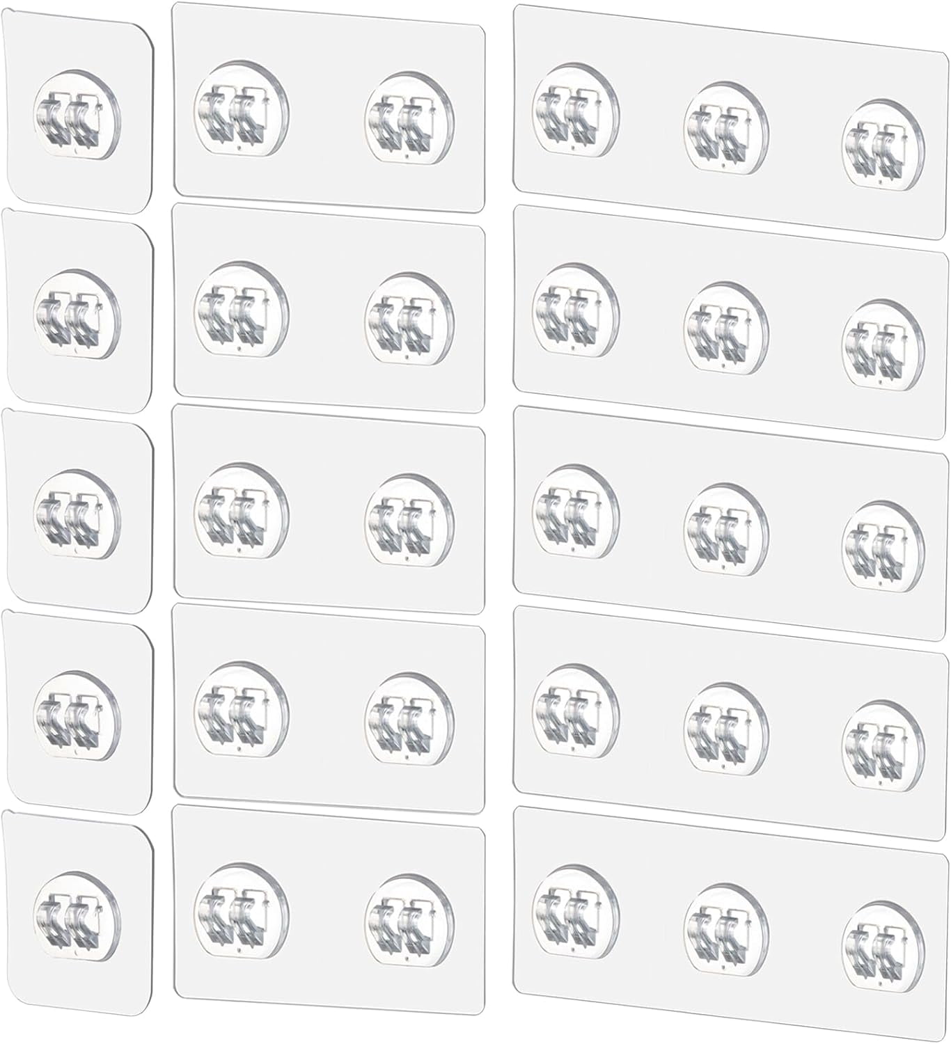 15 Pack Shower Caddy Adhesive Replacement, No Drilling Shower Shelf ...