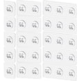 15 Pack Shower Caddy Adhesive Replacement, No Drilling Shower Shelf ...