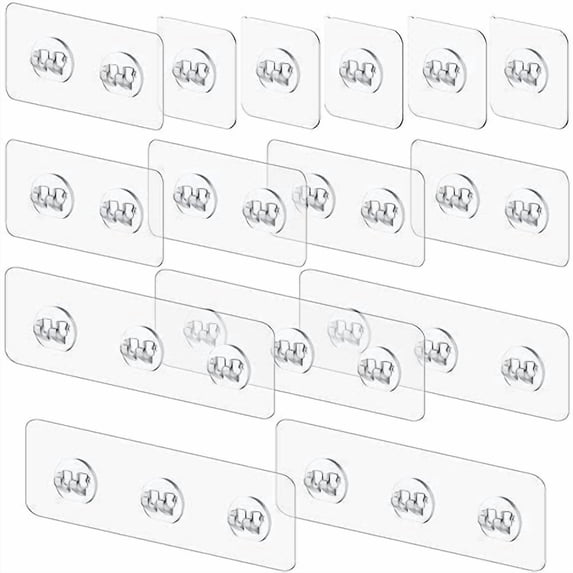 15 Pack Shower Caddy Adhesive Replacement,Shower Shelf Adhesive No ...