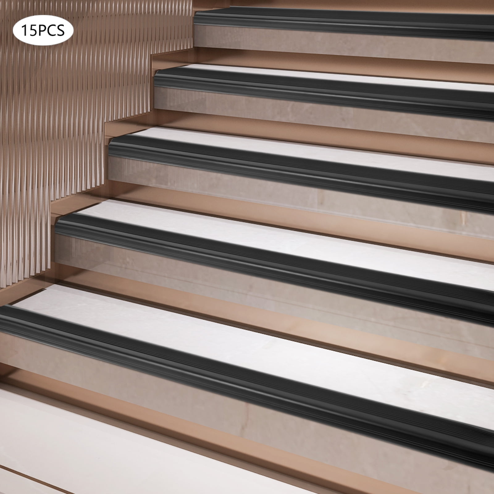 15-Pack Stair Edge Protectors, Anti-Slip PVC Safety Guard for Kids ...