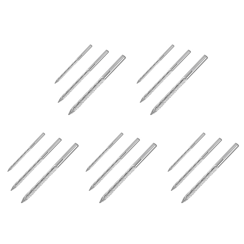 15 Pack Tire Bit Multi Sizes Tire Repair Carbide Burr Drill Bit Tire ...