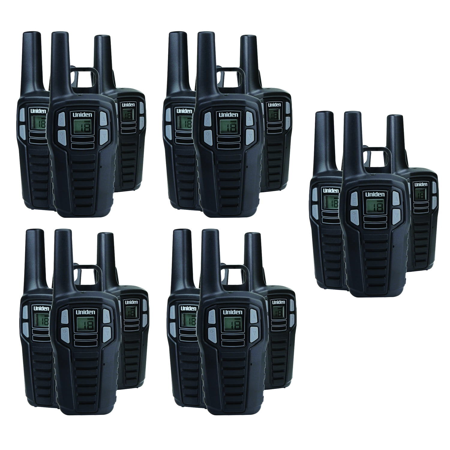 15 Pack Uniden SX167-3CH 16-Mile 2-Way FRS/GMRS Radios - Walmart.com