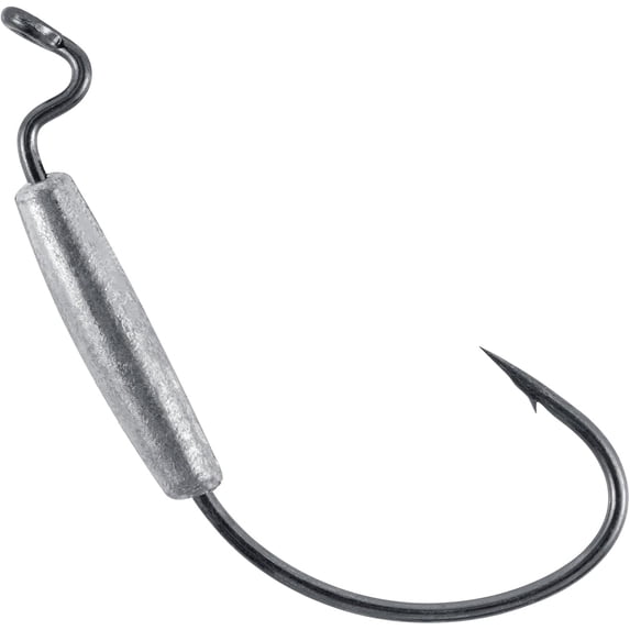 15 Pack Weighted EWG Hooks Weighted Worm Swimbait Hooks Bass Fishing ...