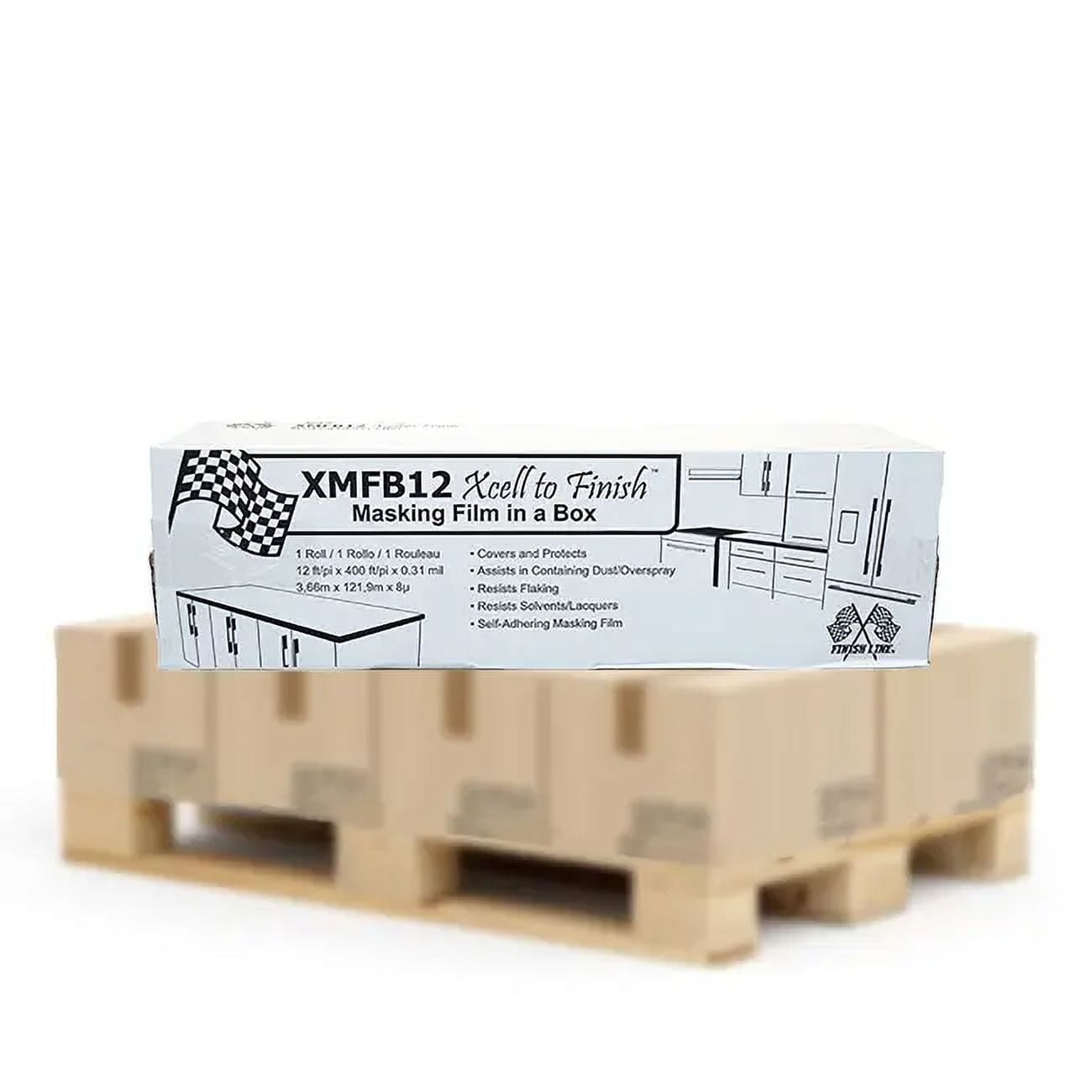 15‐Pack of 12' x 400' IPS XMFB12 Finish Line Painter's Plastic ...