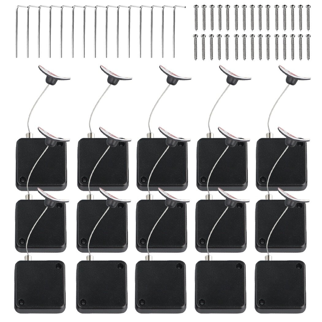 15 Packs Remote Control Anti-Lost Cable Locks, 39-Inch Retractable ...