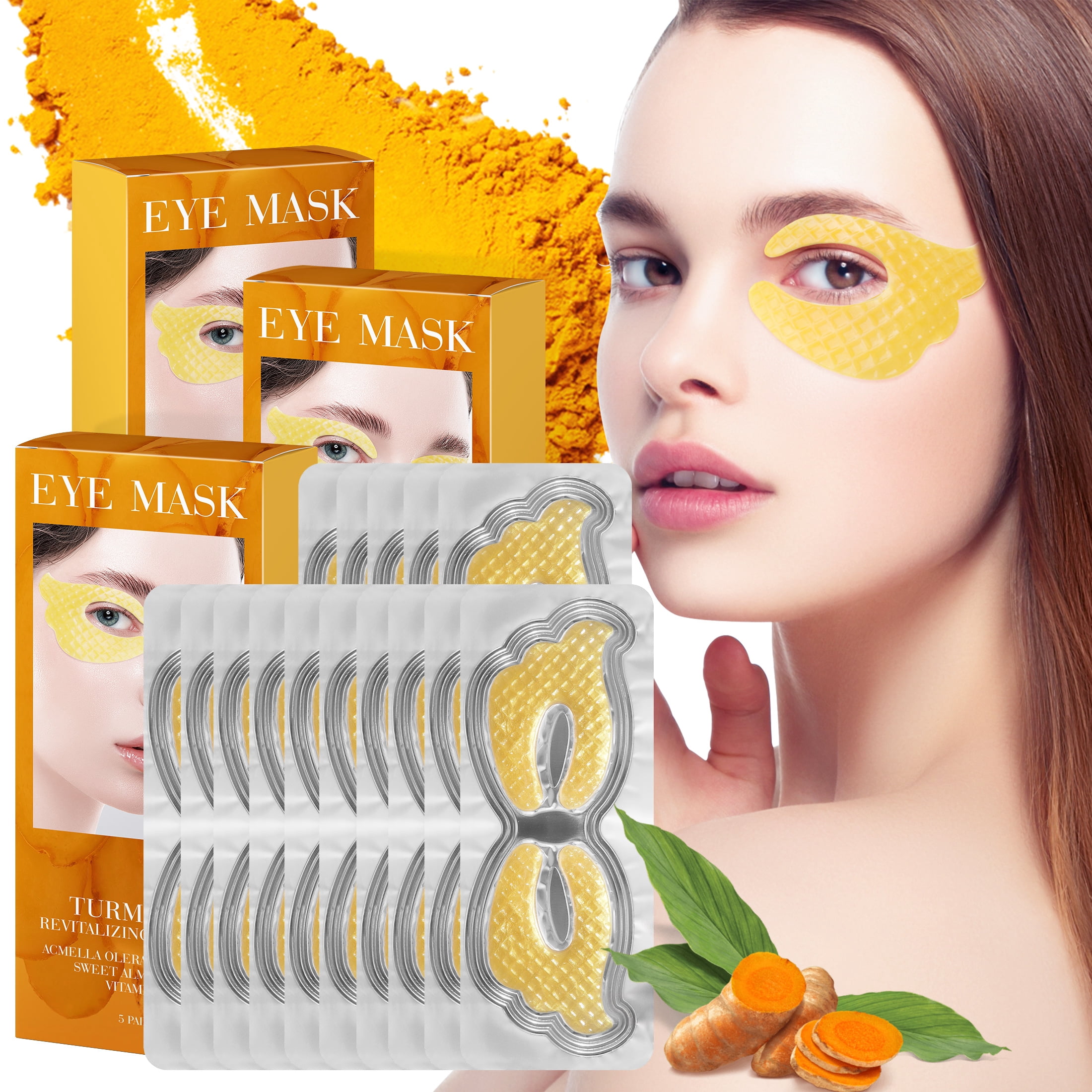 15 Pairs Eye Mask, Collagen Butterfly Gel Eye Patches for Dark Circles ...