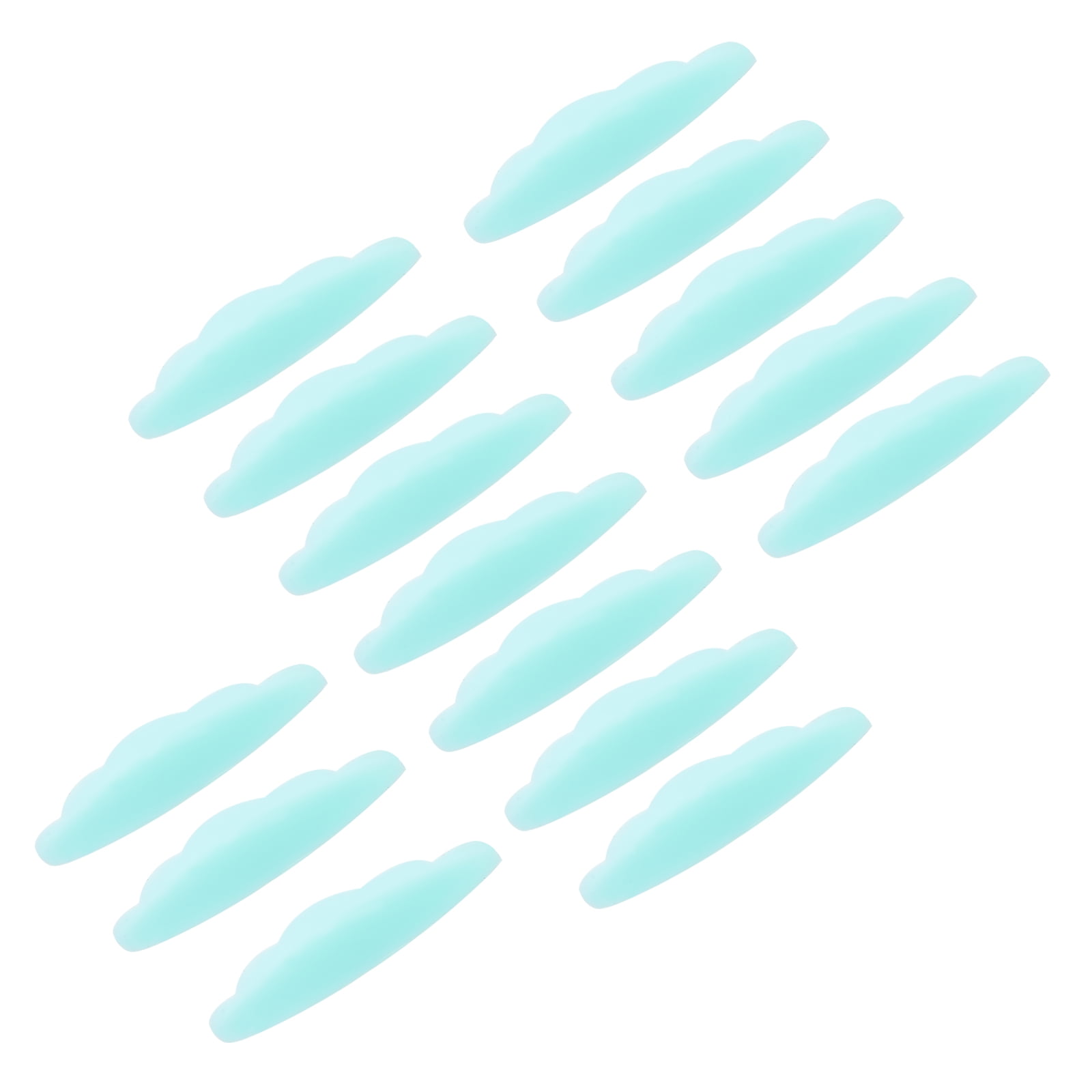 15 Pairs Eyelash Lifting Pad Kit and Extensions Clusters Green ...