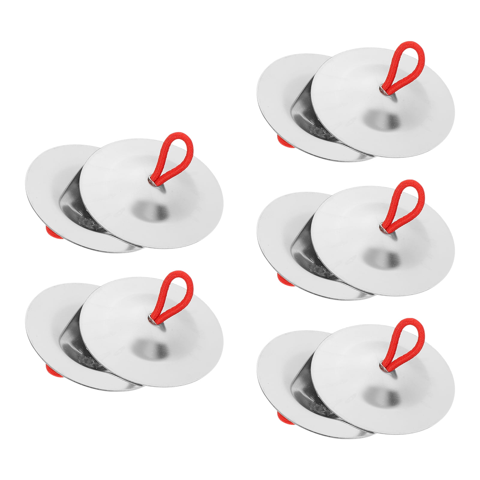 OHOIOLLA Stainless Steel Finger Cymbals for Kids Musical Instrument ...