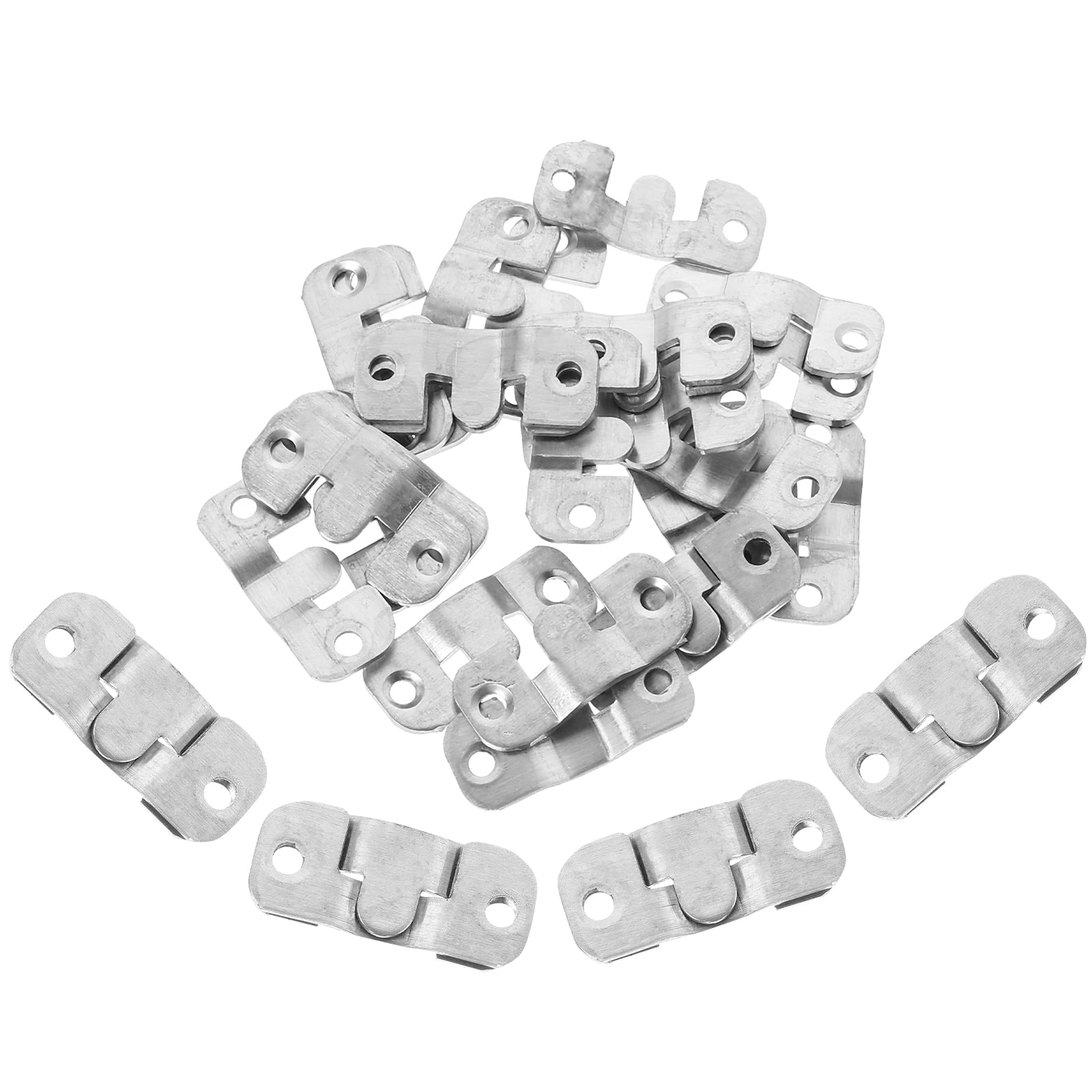 MERRYHAPY 15 Pairs Heavy Duty Stainless Steel Wall Mount Picture ...