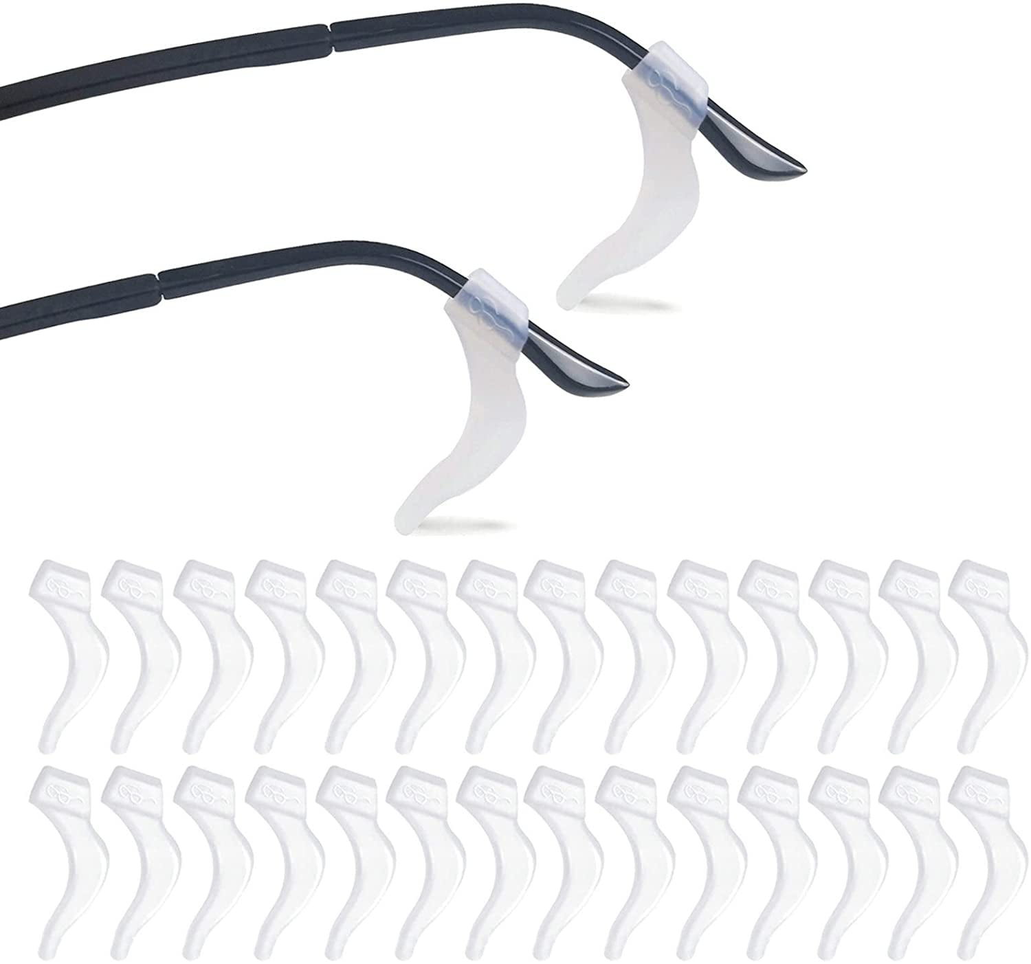 15 Pairs Glasses Anti-slip Silicone Ear Clip, Glasses Holder With ...