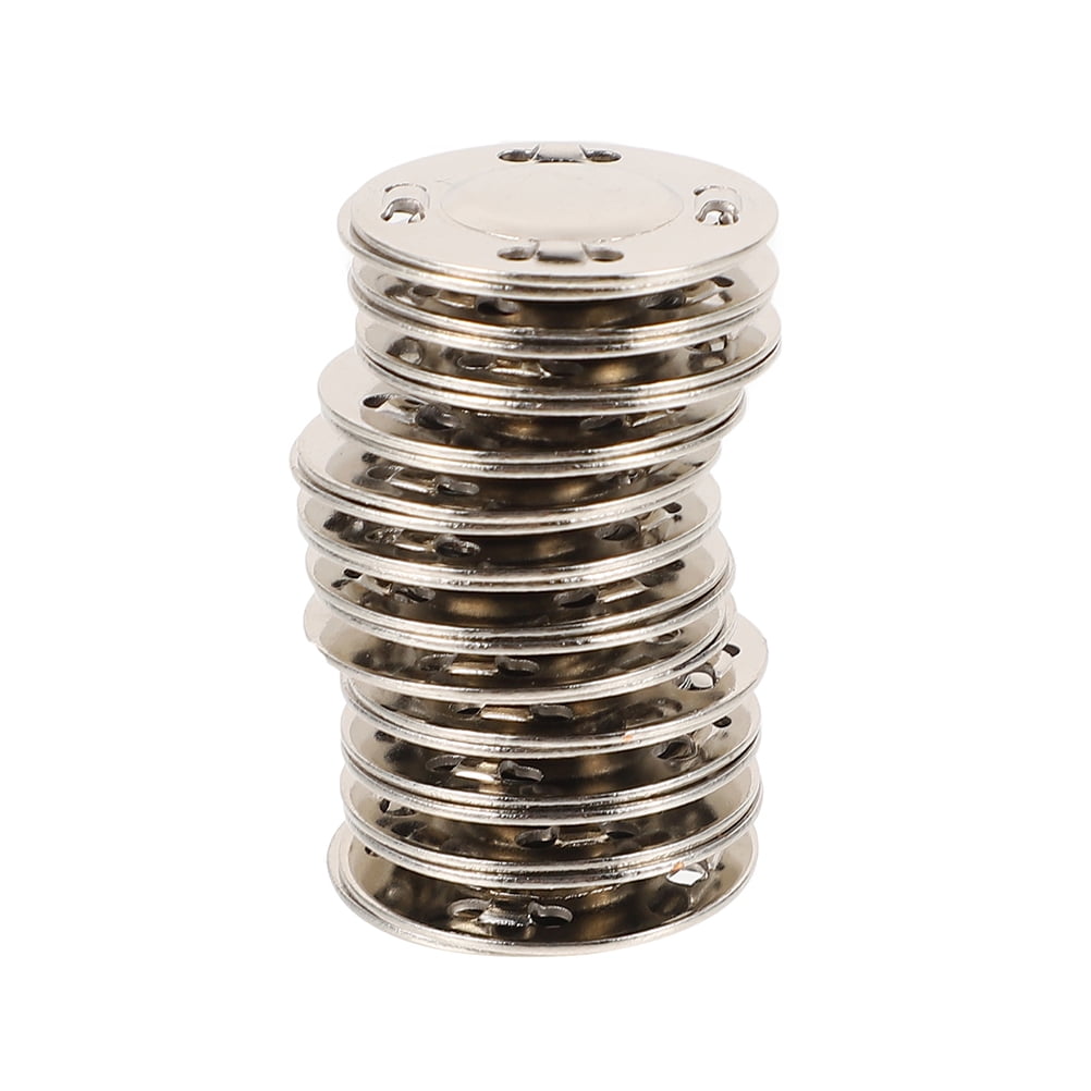 15 Pairs Magnet Buckle Silver Color Colodial Magnetic Button Handbags ...