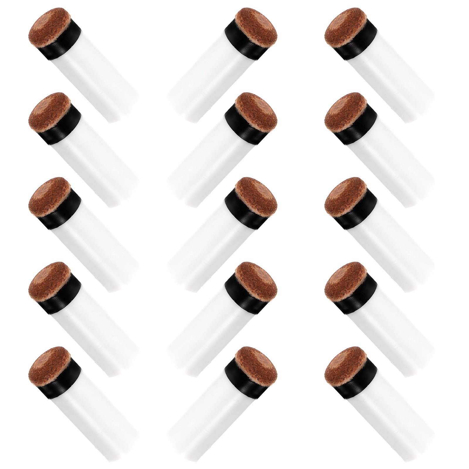 15 Pcs 12mm Cue Pool Ferrule Tips for Stick Replacement Portable ...