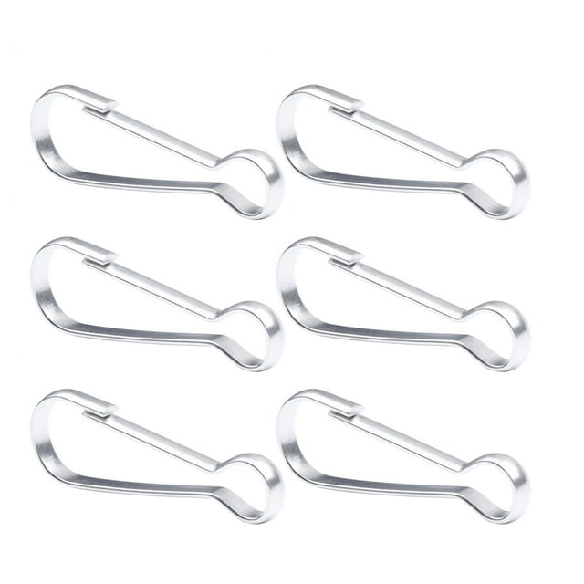 15 Pcs 50MM Flag Pole Snap Clip Hooks Stainless Steel Flagpole ...