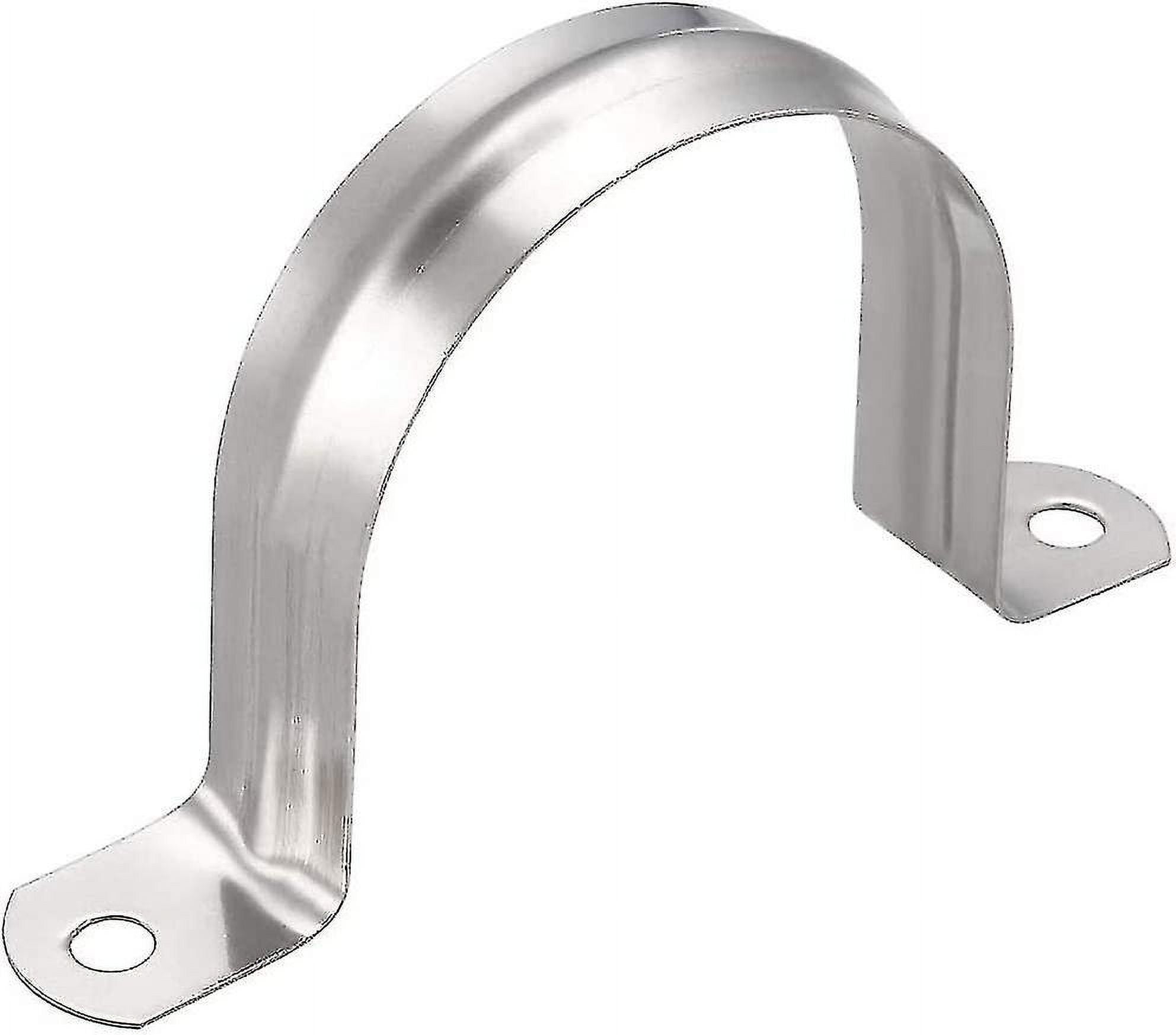 15 Pcs 60mm Pipe Clamp 304 Stainless Steel U Type Pipe Clamp Fixing Clamp Of Conduit, Pipe And ...