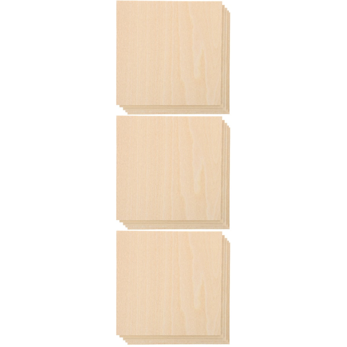 15 Pcs Board Wood Planks Material DIY Wood Planks Wooden Plate Blank ...