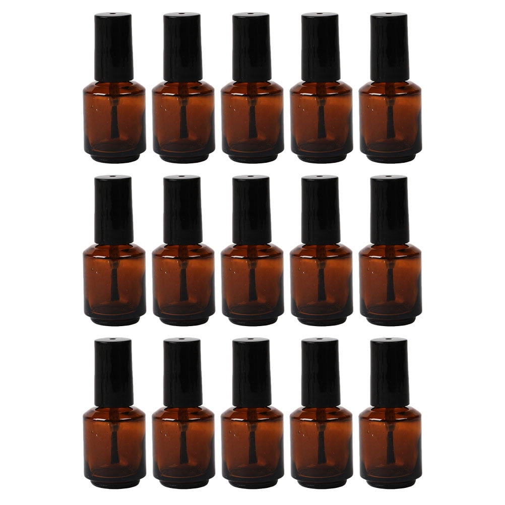 15 Pcs Bottles Dazzle Empty Nail Polish Repackaging Cuticle Oil Containers - Walmart.com