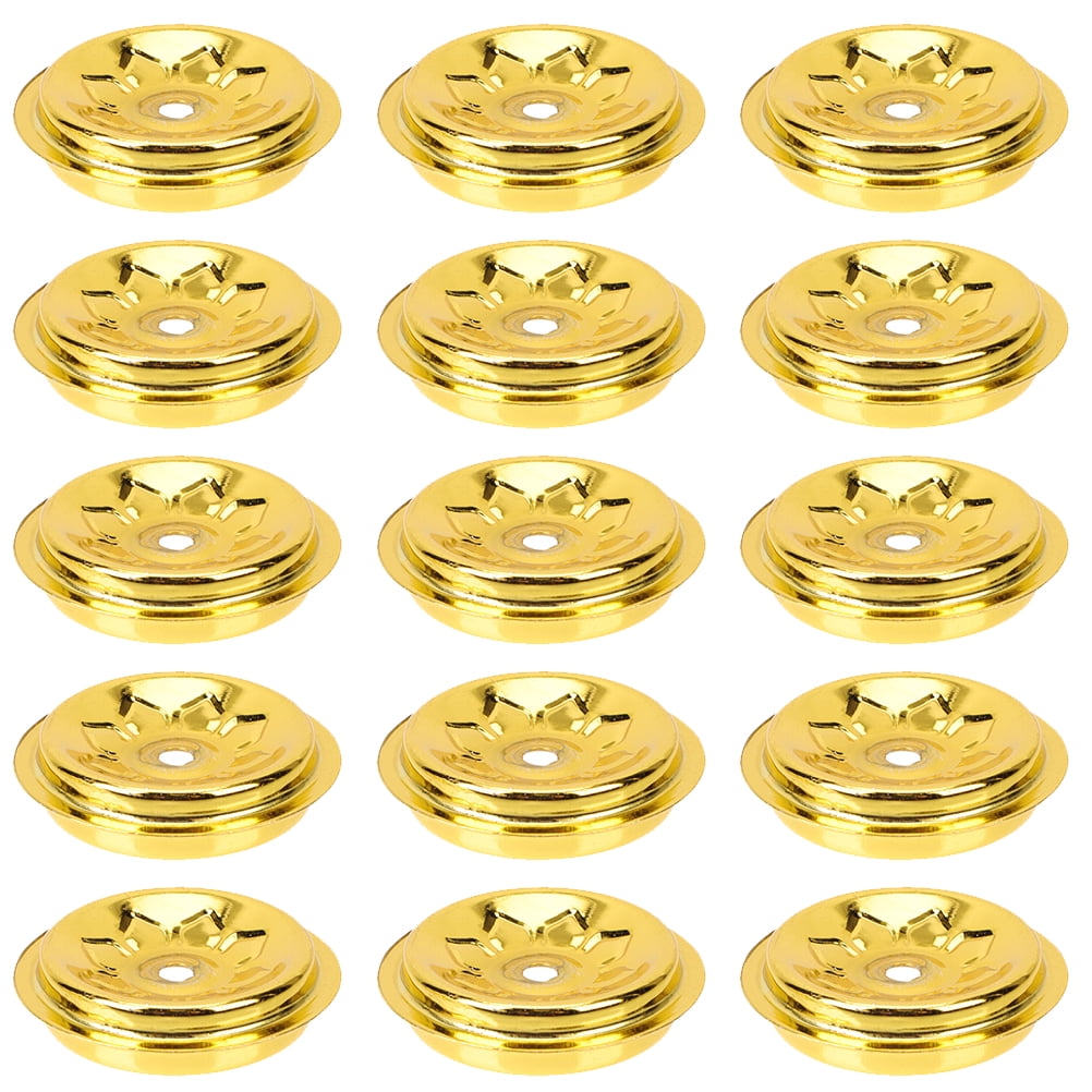 15 Pcs Butter Lamp Oil Float Floating Flowers for Centerpieces Candle ...