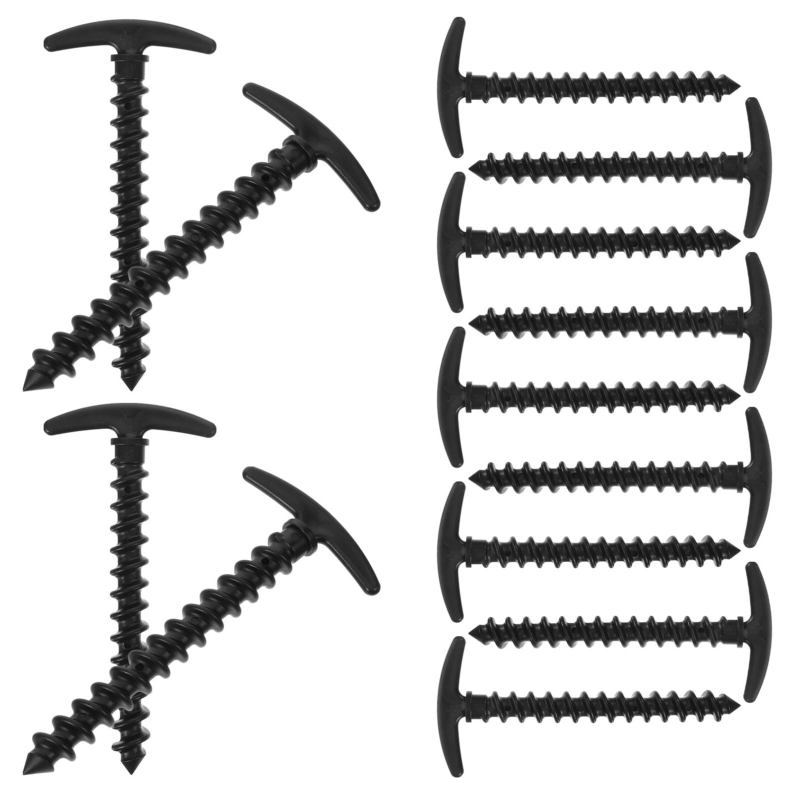 15 Pcs Camping Tarp up Canopy Lawn Nails 14.00X6.50X1.50CM Black ...