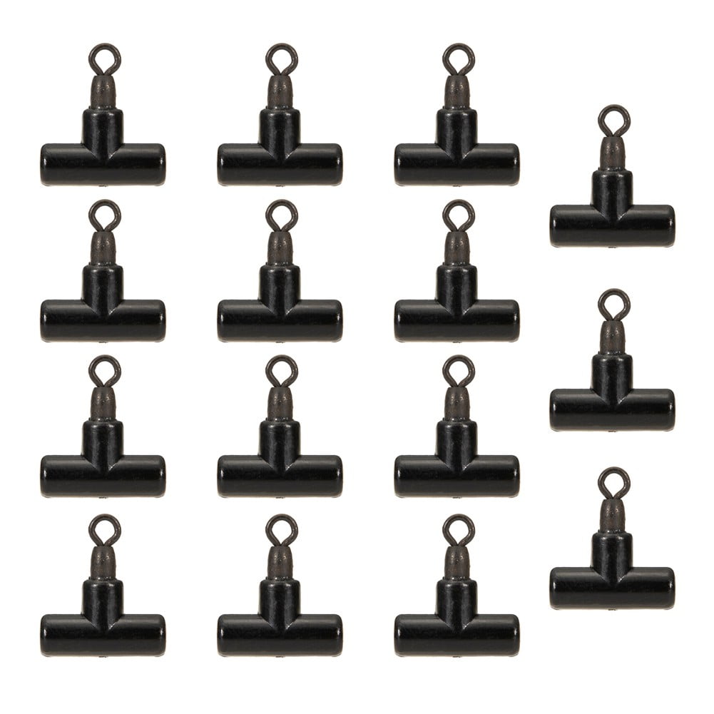 15 Pcs Carp Fishing Rolling Swivel Zip Sliders Swivels Rigs Connect ...