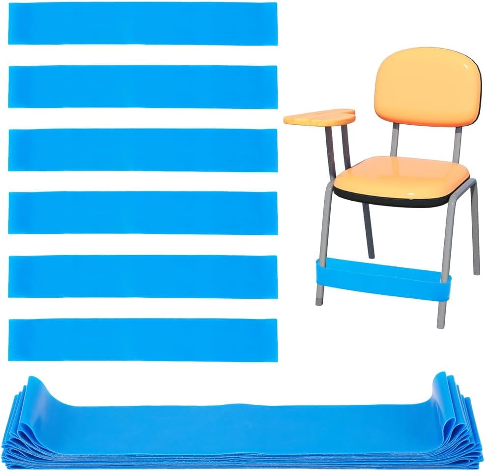 15 Pcs Chair Bands with Fidgety Feet Anti-Slip Fidget Feature Chair ...