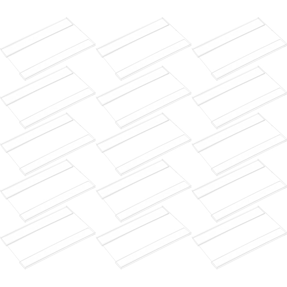 15 Pcs Clear Shelf Labels Retail Price Tag Holder Display Racks Acrylic ...