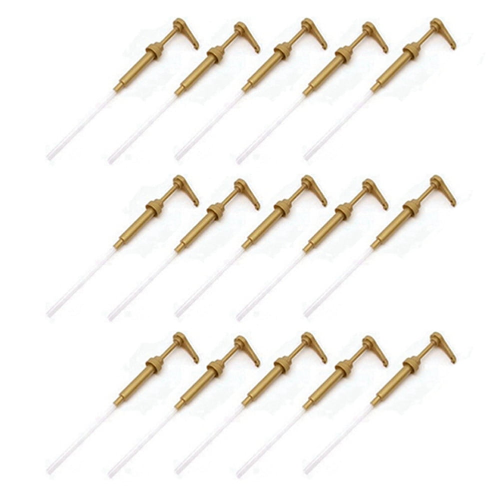 15 Pcs Coffee Milk Tea Dispenser Syrup Pump Black Liquid for 8Ml Juice ...