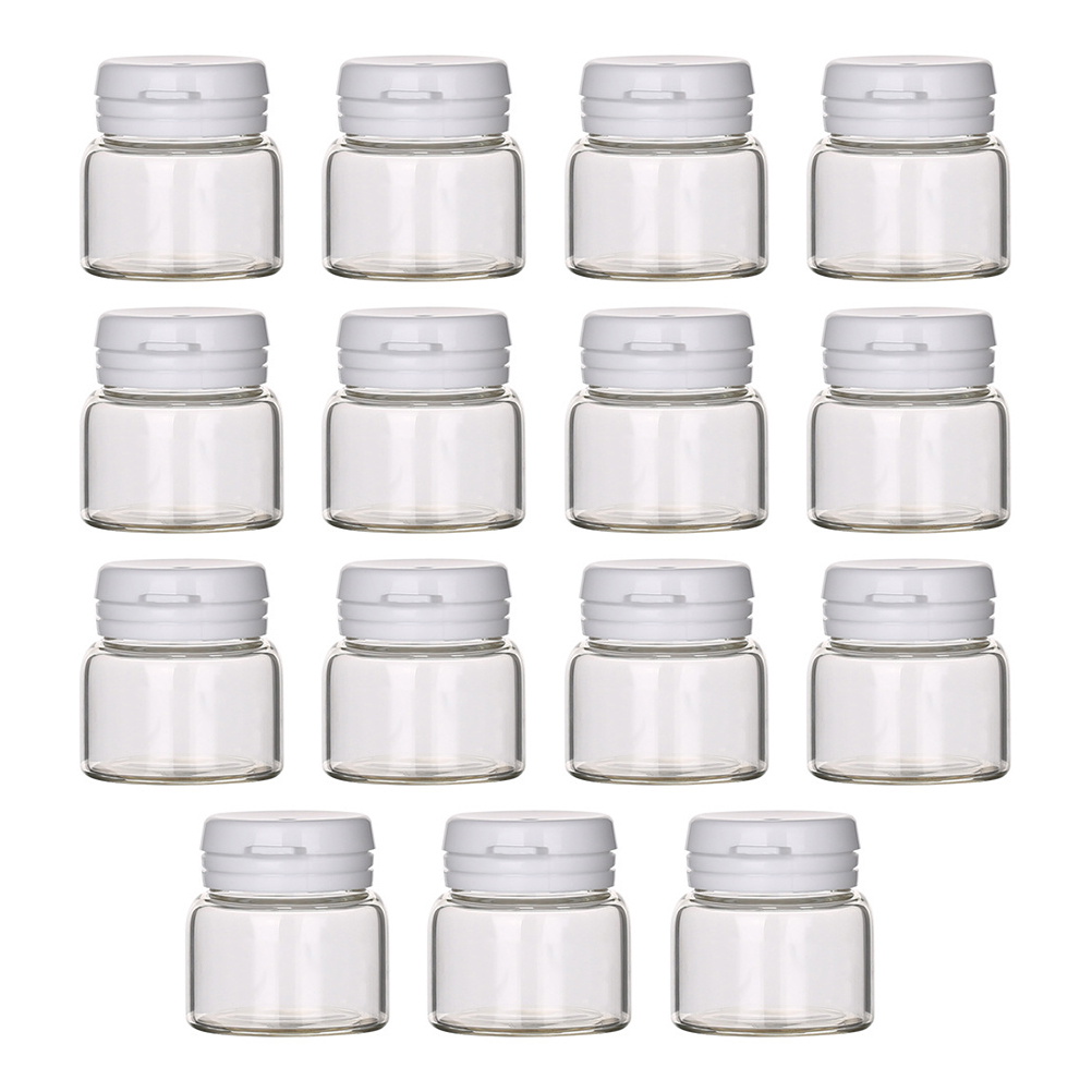15 Pcs Cream Dispenser Bottle Cosmetic Packing Bottles Round Containers ...