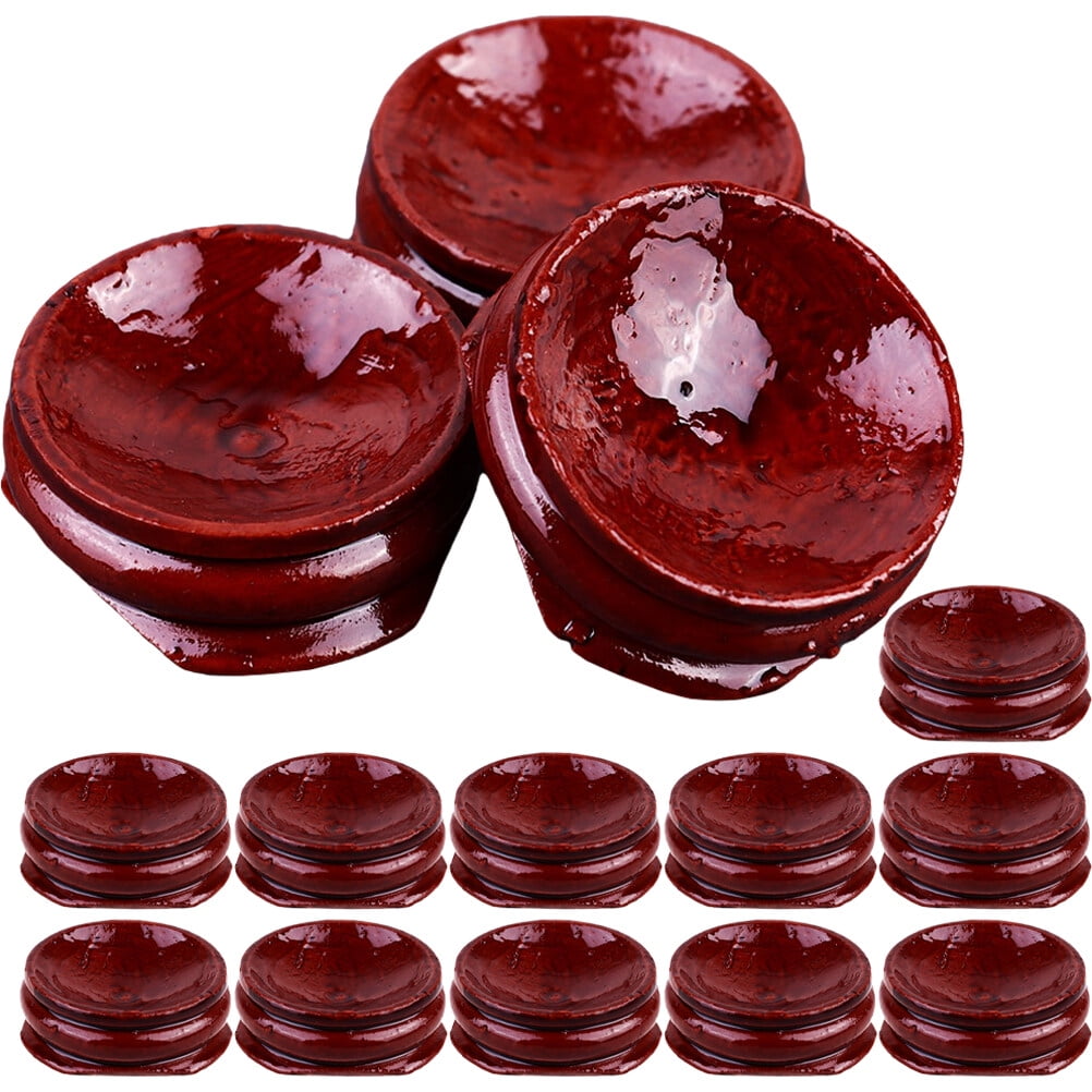 15 Pcs Crystal Ball Base Sphere Display Shelf Spherical Solid Wood ...