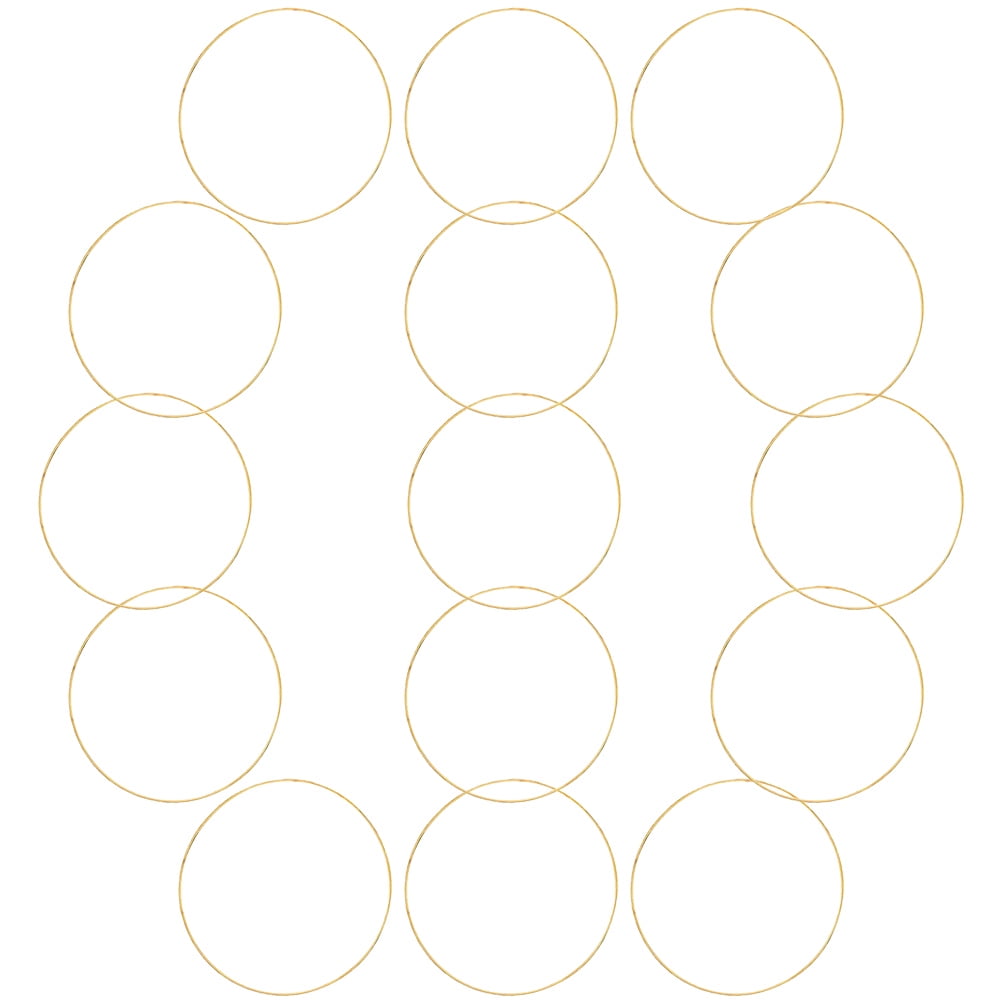 15 Pcs Dream Catcher Hoop Rings Wire Wreath Frame Dream Catcher ...