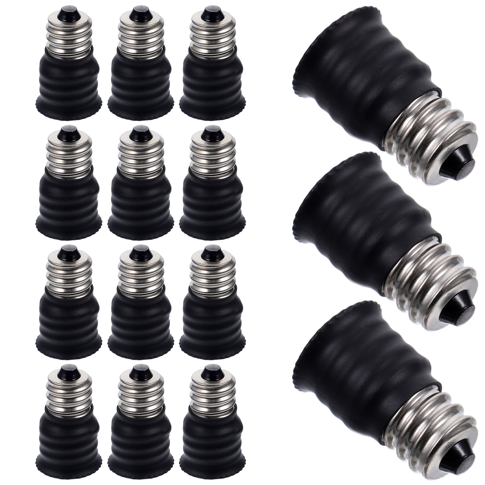 15 Pcs E12 Conversion Lamp Light Socket Adapter Bulb Base Converter ...