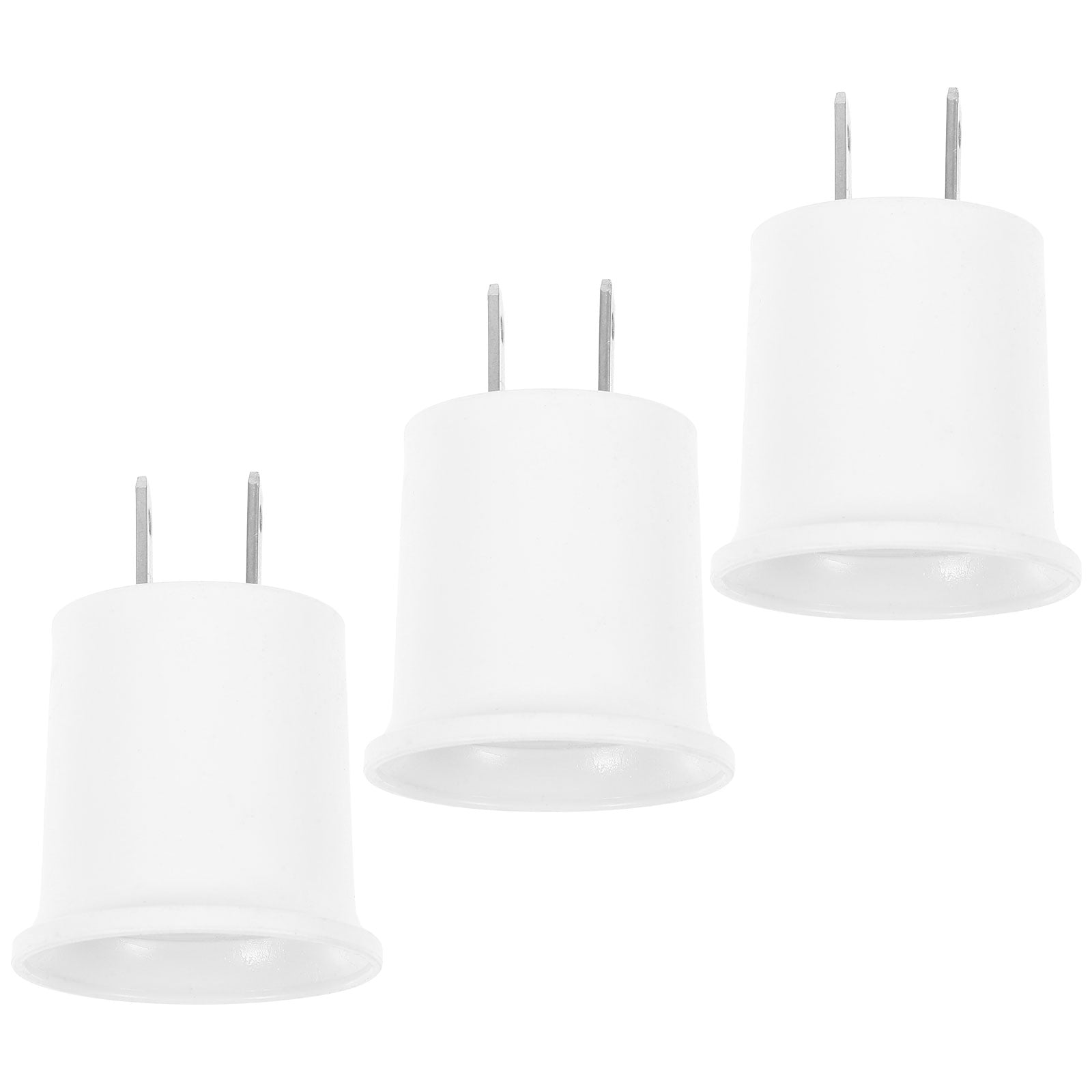 15 Pcs E26 Conversion Socket Wall Light Holder Bulb Outlet Adapter Plug ...