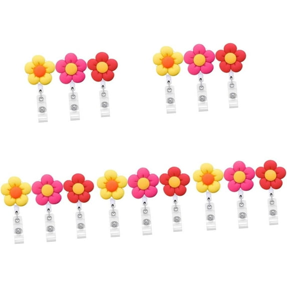 15 Pcs Easy-to-Pull Badge id Name Card Clip Name Card Holders Name Card ...