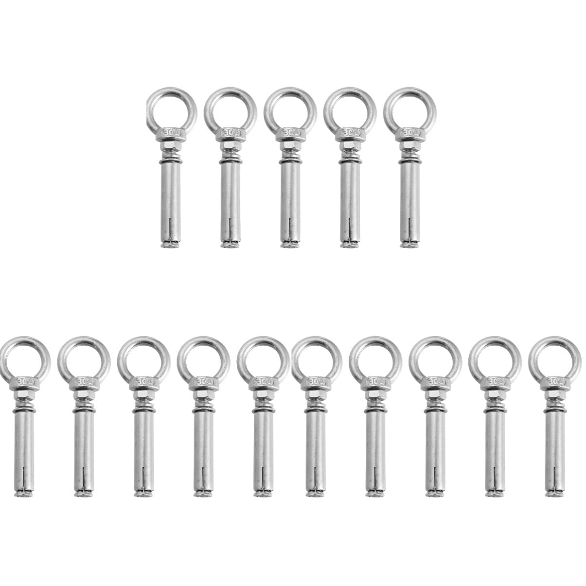 15 Pcs Expansion Ring Eye Bolt Eye Nut Lifting Eye Nut Expansion Eye ...
