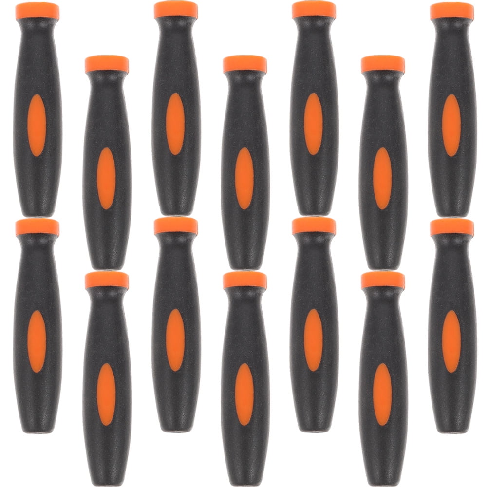 MERRYHAPY 15pcs Professional Simple Structure Rubber File Grip Handles ...