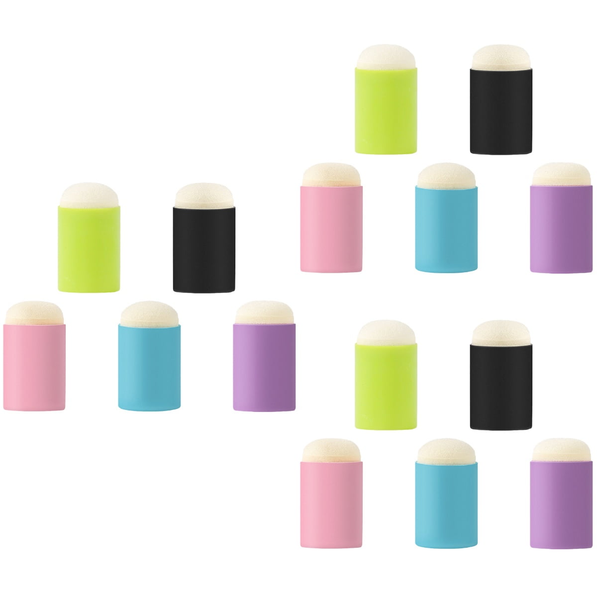 MERRYHAPY Ink Blending Tool Finger Daubers with Assorted Colors ...
