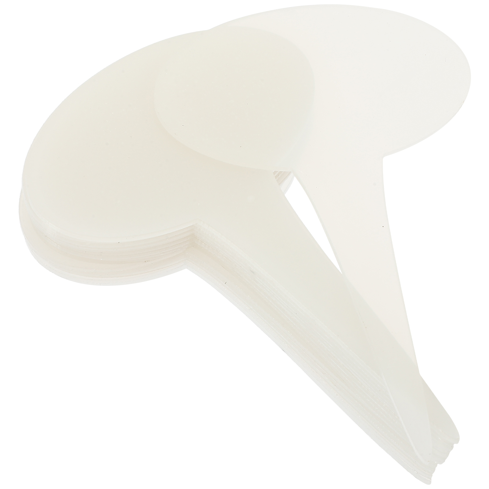 15 Pcs Flower Plant Label Pole Stakes Plants Pot Transparent - Walmart.com