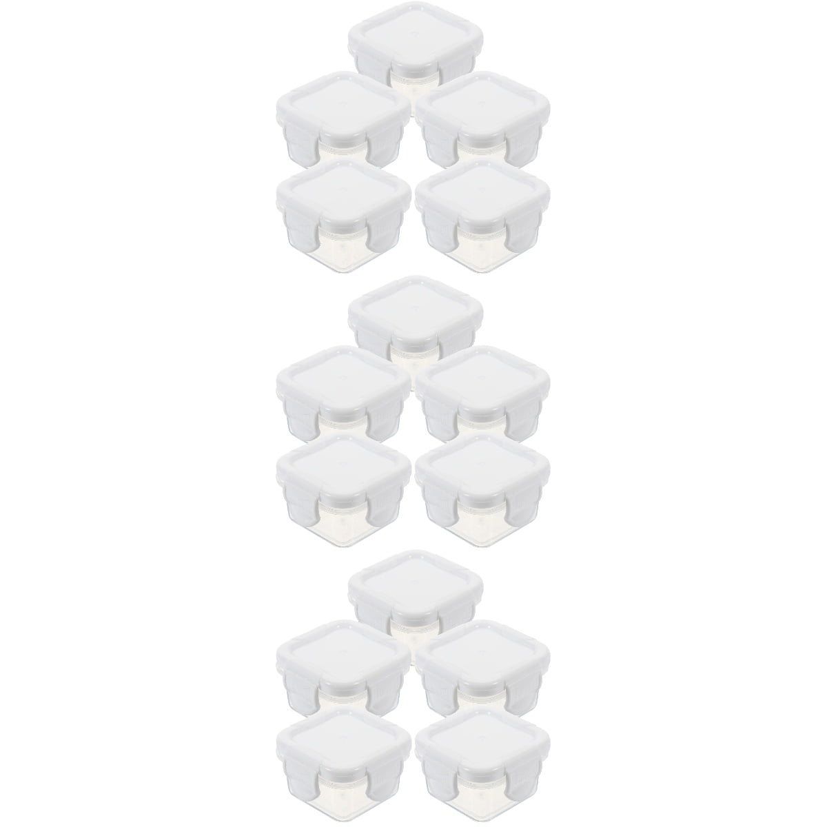 15 Pcs Food Storage Container Condiment Containers with Lids Dressing ...