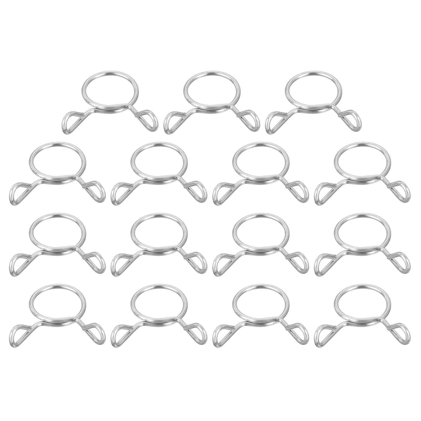 15 Pcs Fuel Line Hose Tubing Spring Clips 11.5mm Water Pipe Spring Clip ...