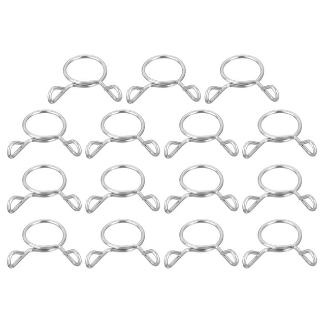 15 Pcs Fuel Line Hose Tubing Spring Clips 11.5mm Water Pipe Spring Clip ...