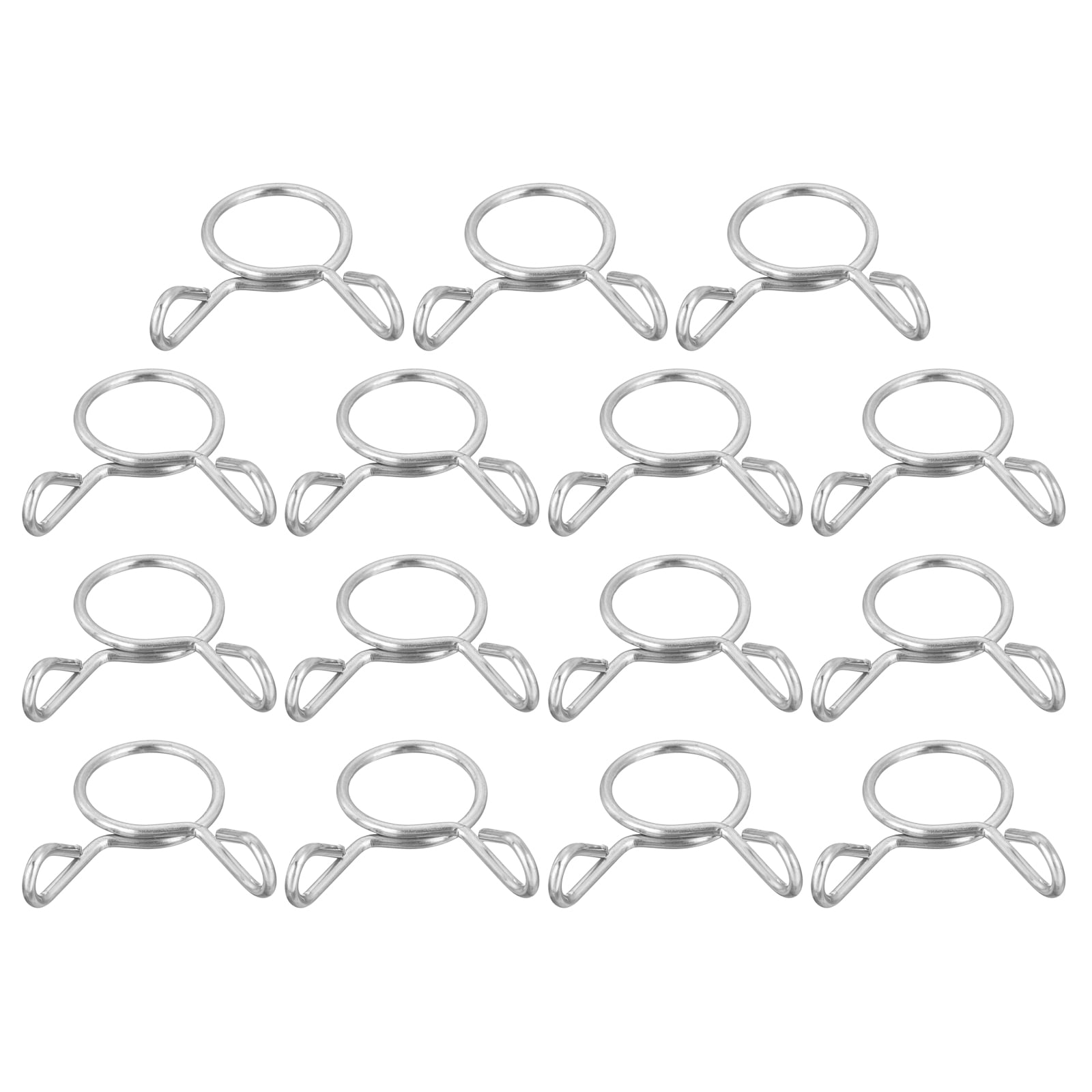 15 Pcs Fuel Line Hose Tubing Spring Clips 11mm Water Pipe Spring Clip ...