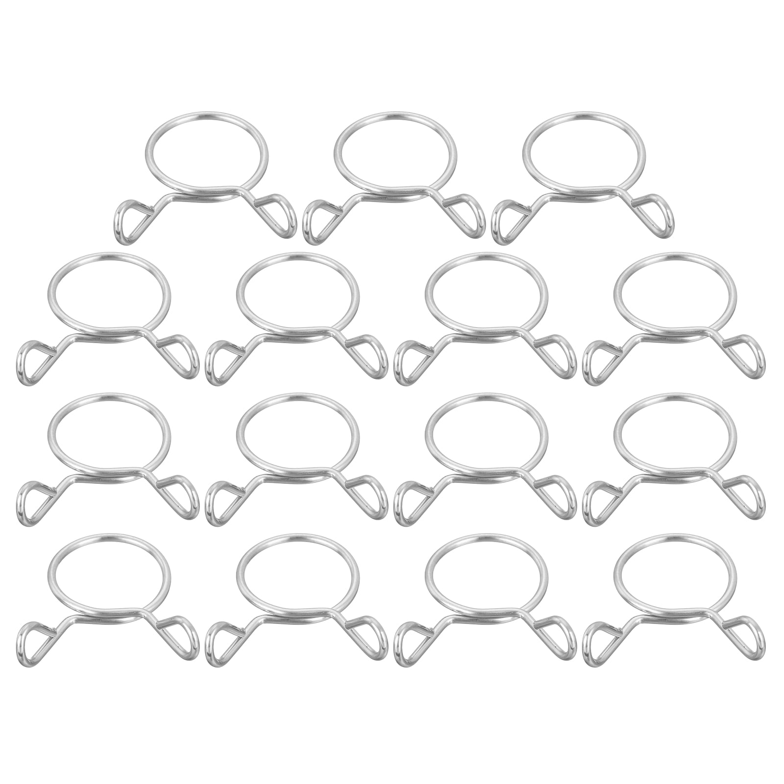 15 Pcs Fuel Line Hose Tubing Spring Clips 13.5mm Water Pipe Spring Clip ...